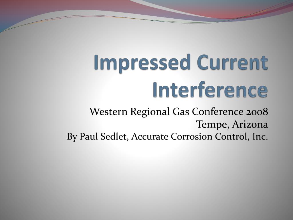 PPT - Impressed Current Interference PowerPoint Presentation, free ...