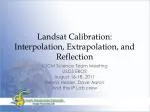 PPT - Interpolation, extrapolation and regression PowerPoint ...