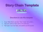 PPT - Story Chain Template PowerPoint Presentation, free download - ID ...