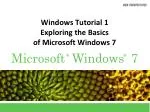 PPT - Microsoft Windows 10 Power User (How to use Windows 10 ...