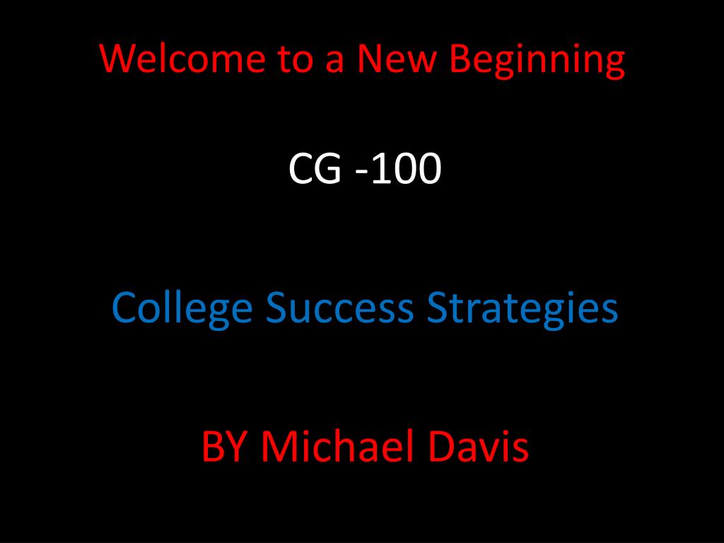 PPT - Welcome to a New Beginning PowerPoint Presentation, free download ...
