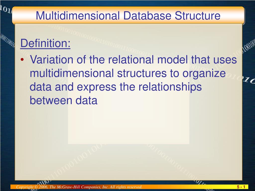 PPT - Multidimensional Database Structure PowerPoint Presentation, free download - ID:3096140