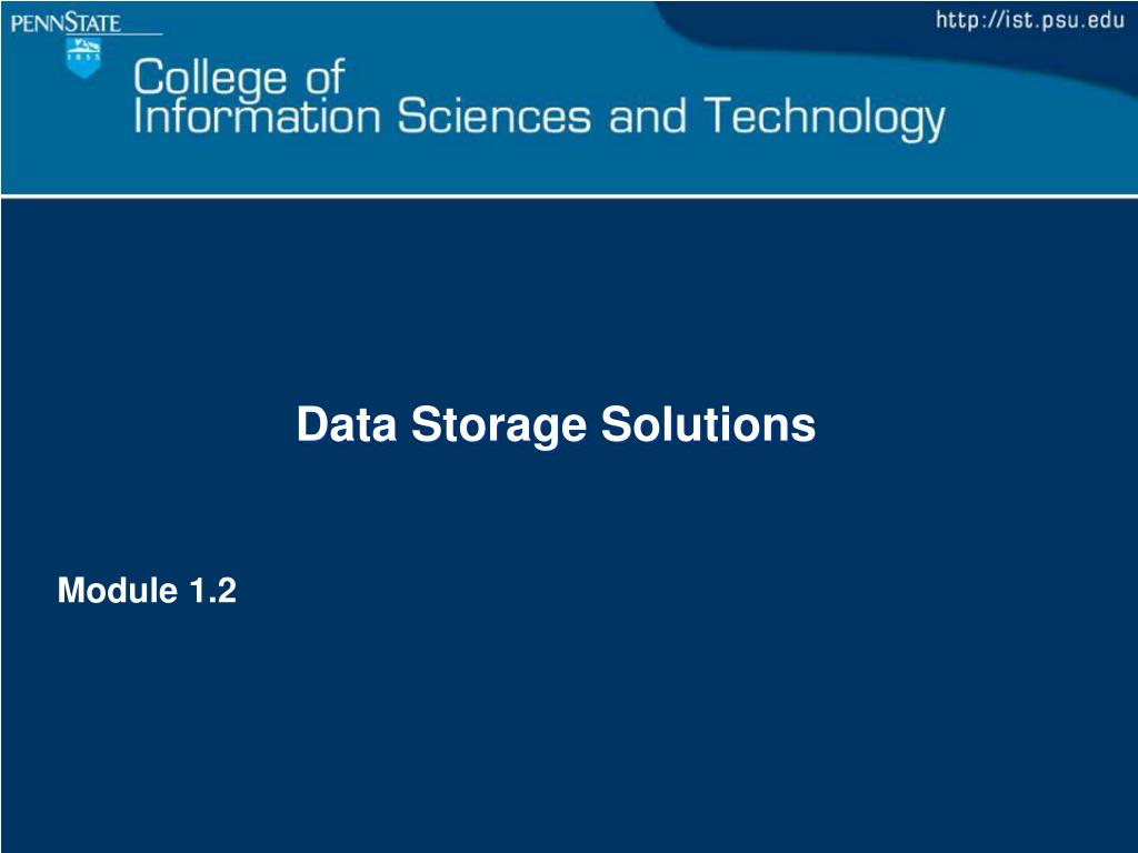 PPT - Data Storage Solutions PowerPoint Presentation, free download ...