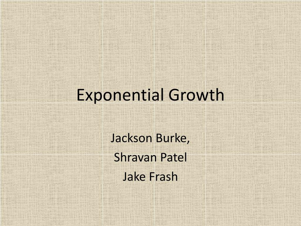 PPT - Exponential Growth PowerPoint Presentation, free download - ID ...