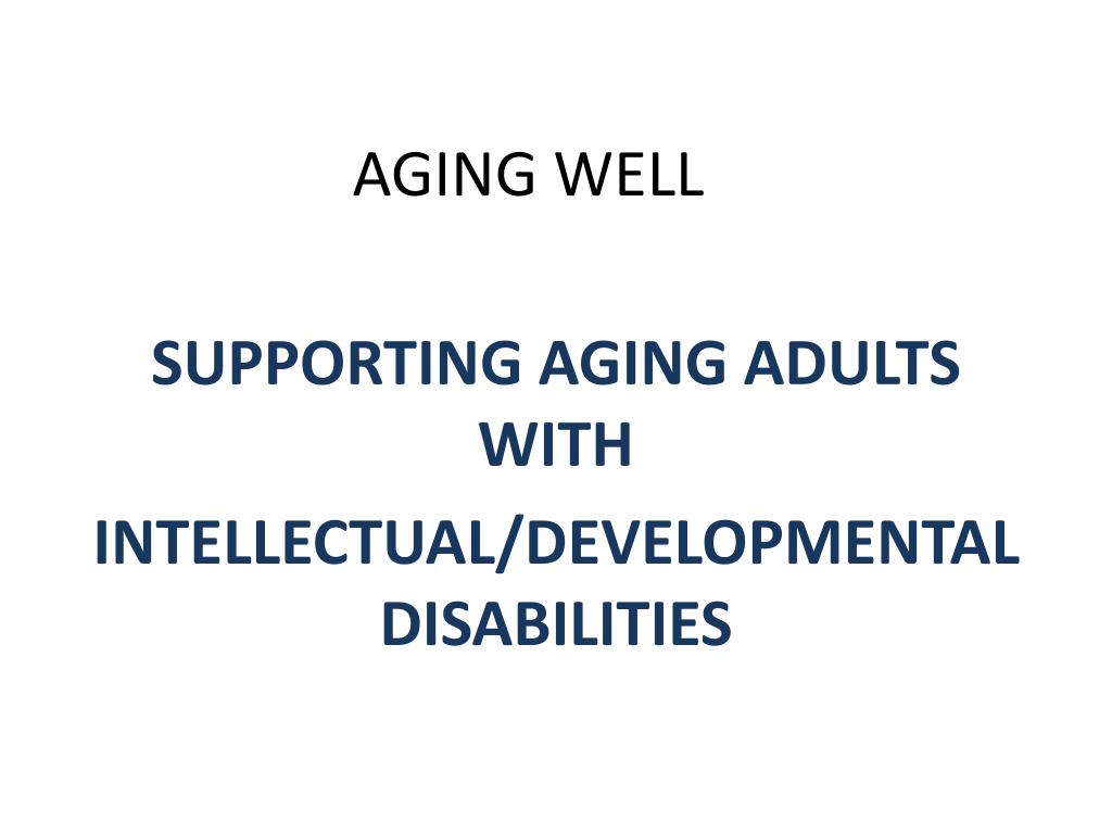 PPT - AGING WELL PowerPoint Presentation, free download - ID:3099563