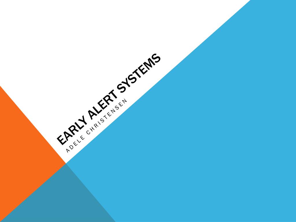 PPT - Early Alert Systems PowerPoint Presentation, free download - ID ...