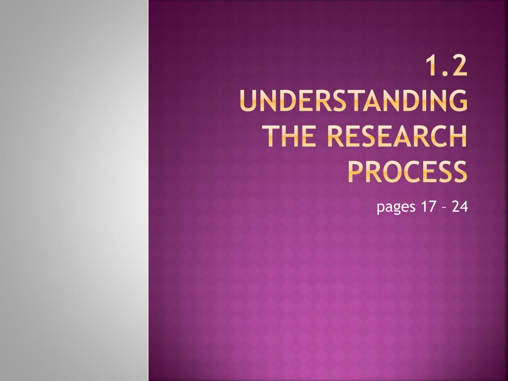 PPT - A Comprehensive Overview of the Research Process: Aims ...