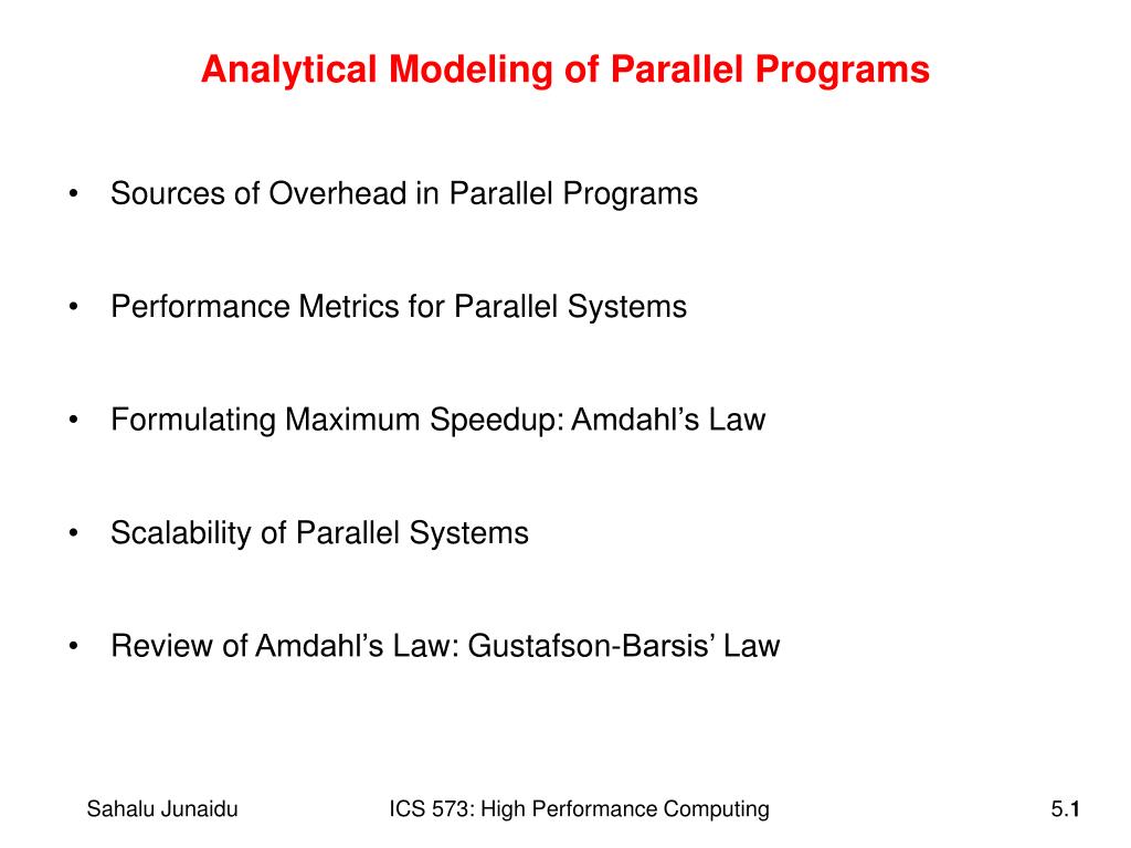 PPT - Analytical Modeling of Parallel Programs PowerPoint Presentation - ID:3102293