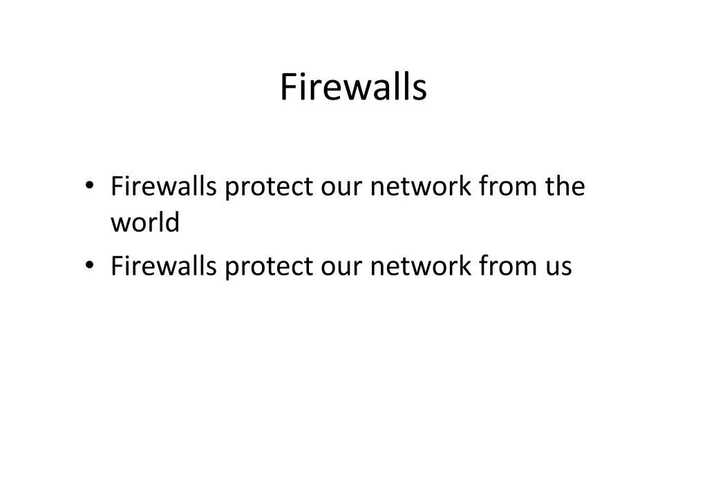 PPT - Firewalls PowerPoint Presentation, free download - ID:3102833
