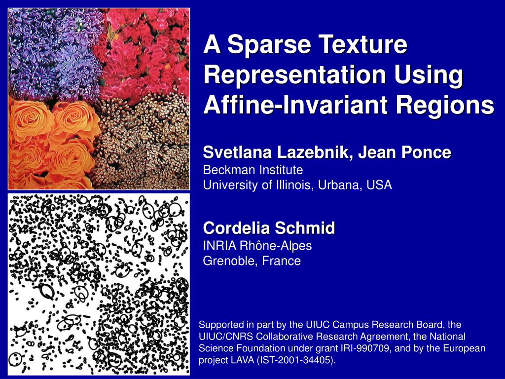 PPT - A Sparse Texture Representation Using Affine-Invariant Regions PowerPoint Presentation ...