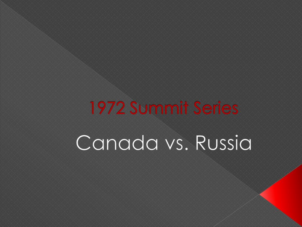 PPT - 1972 Summit Series PowerPoint Presentation, free download - ID ...