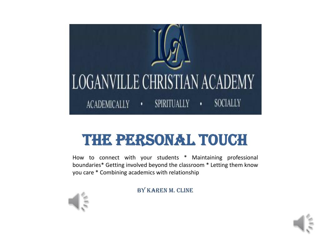 PPT - The personal touch PowerPoint Presentation, free download - ID ...