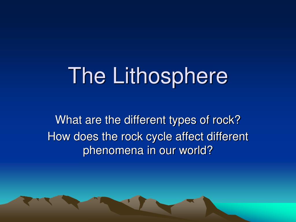 PPT - The Lithosphere PowerPoint Presentation, free download - ID:3105558