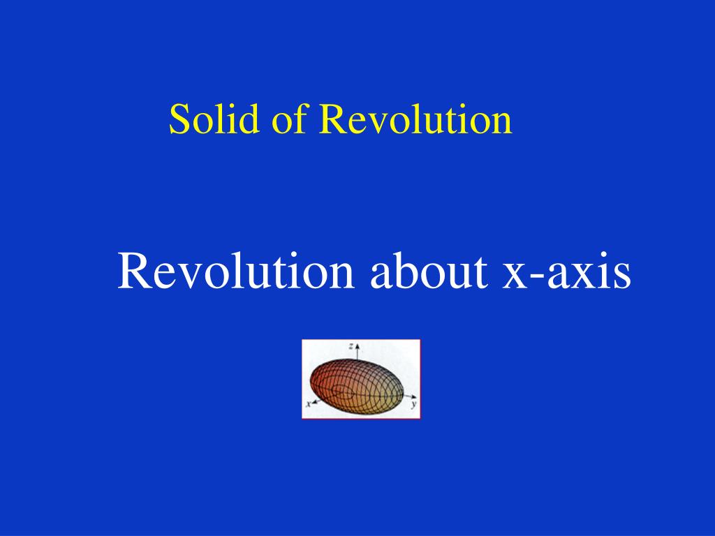 PPT - Solid of Revolution PowerPoint Presentation, free download - ID ...