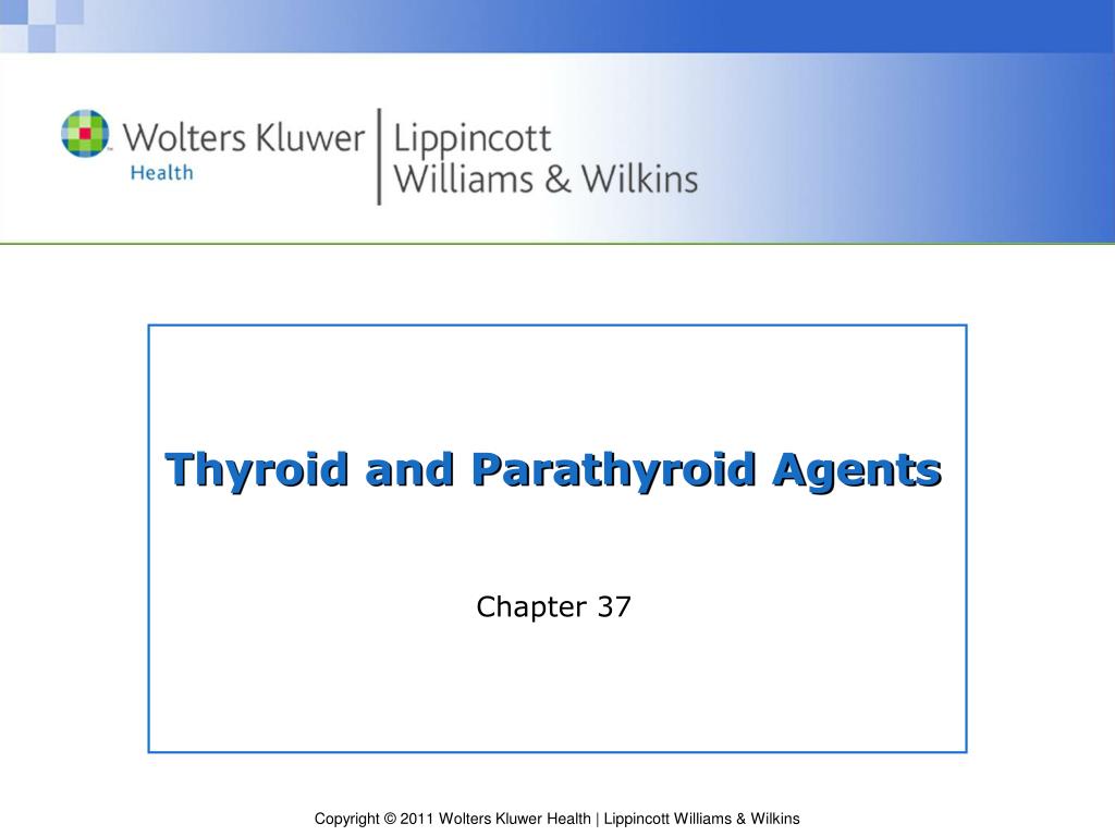 PPT - Thyroid and Parathyroid Agents PowerPoint Presentation, free ...