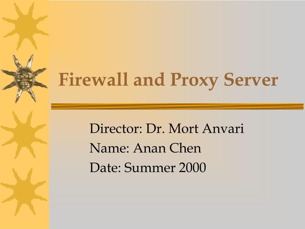 PPT - Firewall and Proxy Server PowerPoint Presentation, free download - ID:3106361