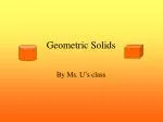PPT - Properties of Geometric Solids PowerPoint Presentation, free ...