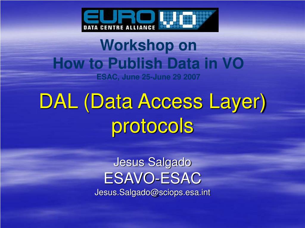 PPT - DAL (Data Access Layer) protocols PowerPoint Presentation, free ...