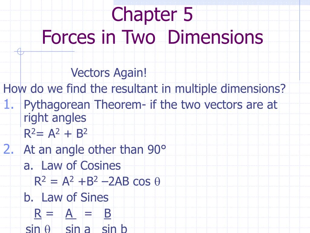PPT - Chapter 5 Forces in Two Dimensions PowerPoint Presentation, free ...
