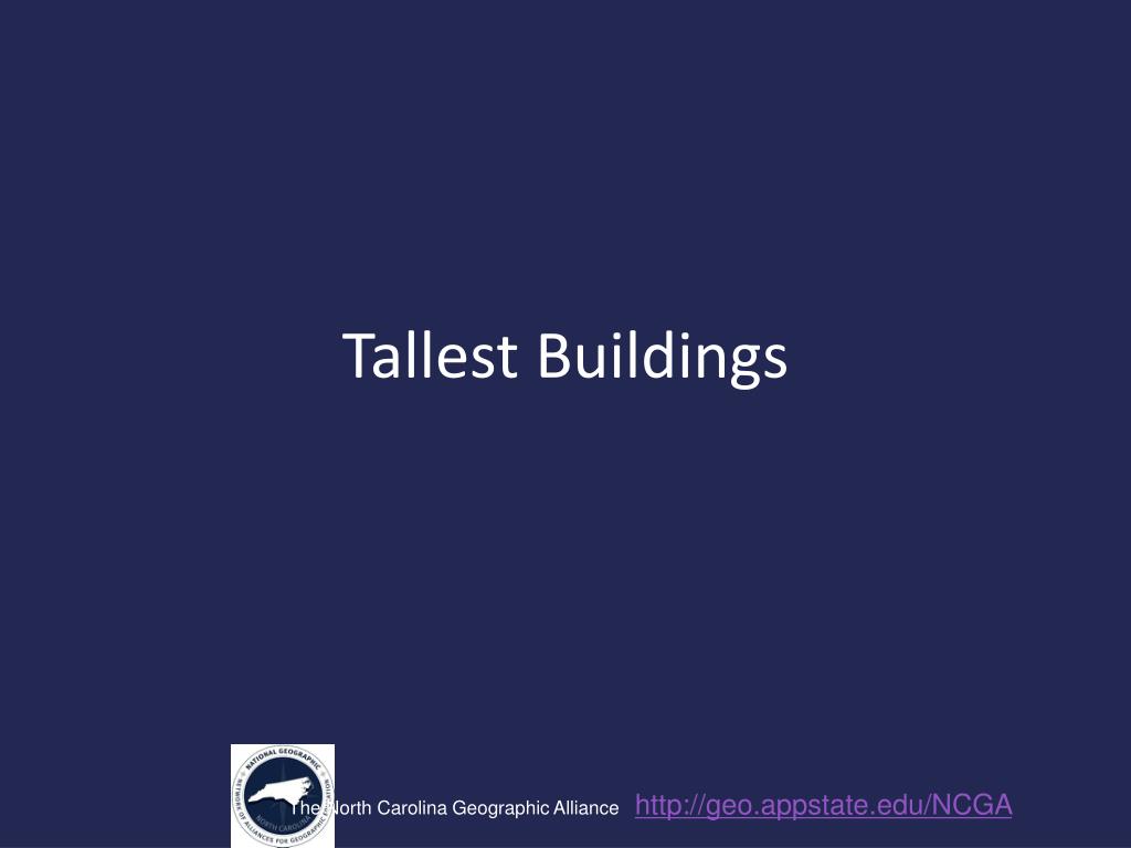 PPT - Tallest Buildings PowerPoint Presentation, free download - ID:3112113