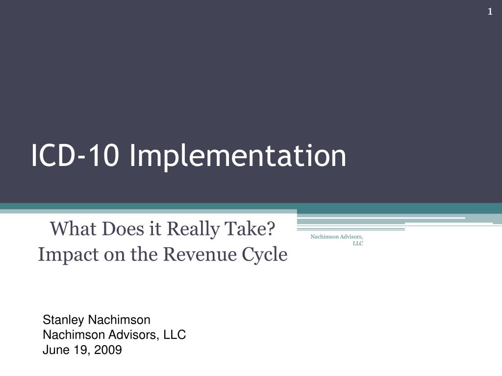 PPT - ICD-10 Implementation PowerPoint Presentation, free download - ID ...