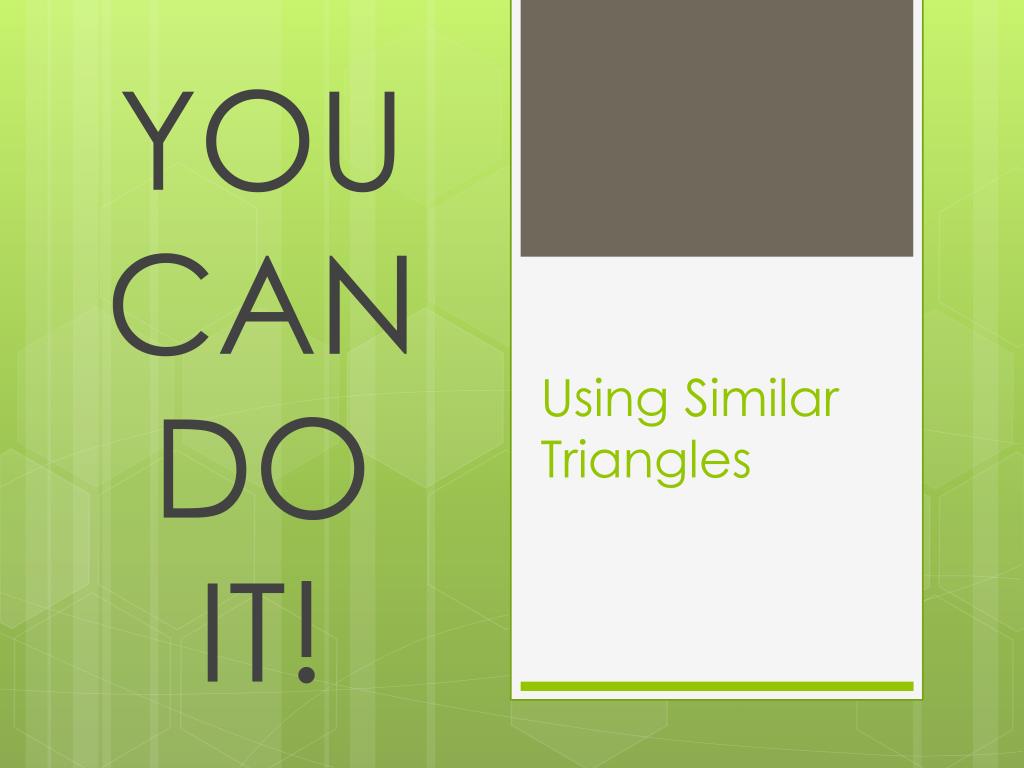 PPT - Solving Heights with Similar Triangles PowerPoint Presentation ...