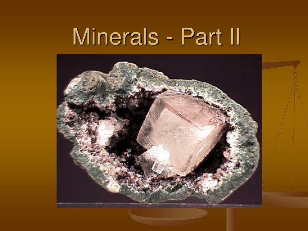 PPT - Minerals - Part II PowerPoint Presentation, free download - ID ...