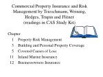 PPT - Chapter 10: Risk Management and Property/Liability Insurance ...