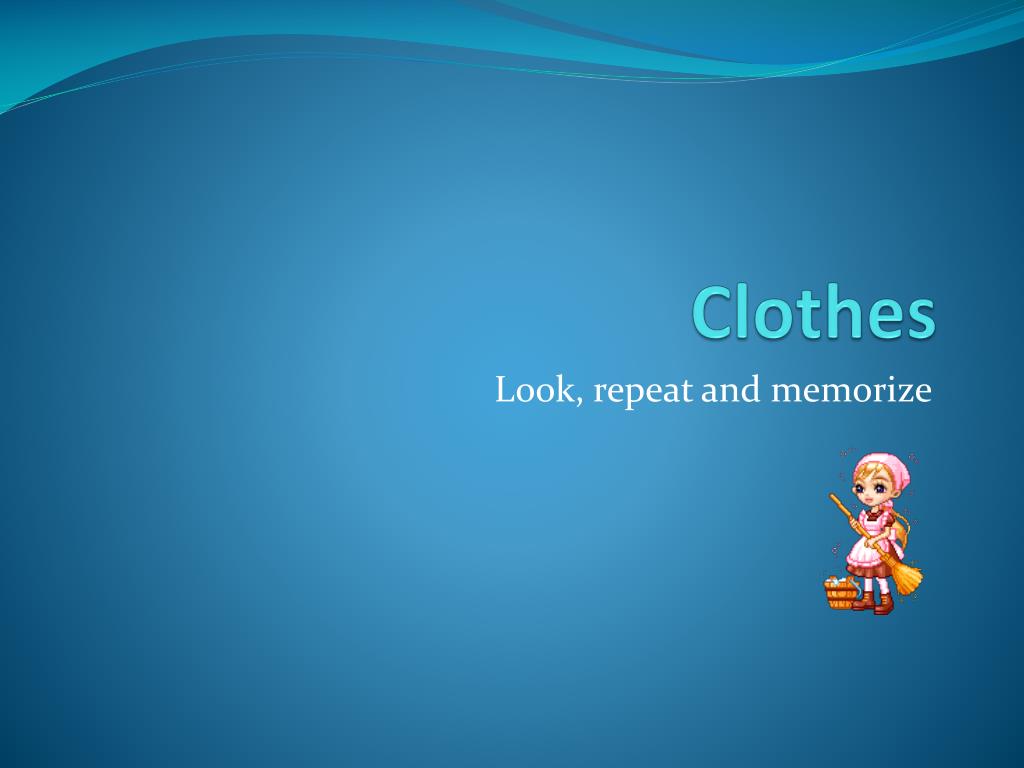 PPT - Clothes PowerPoint Presentation, free download - ID:3117091