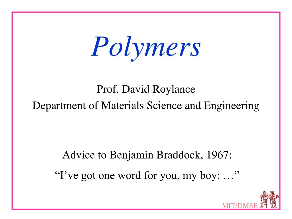 PPT - Polymers PowerPoint Presentation, free download - ID:3117293