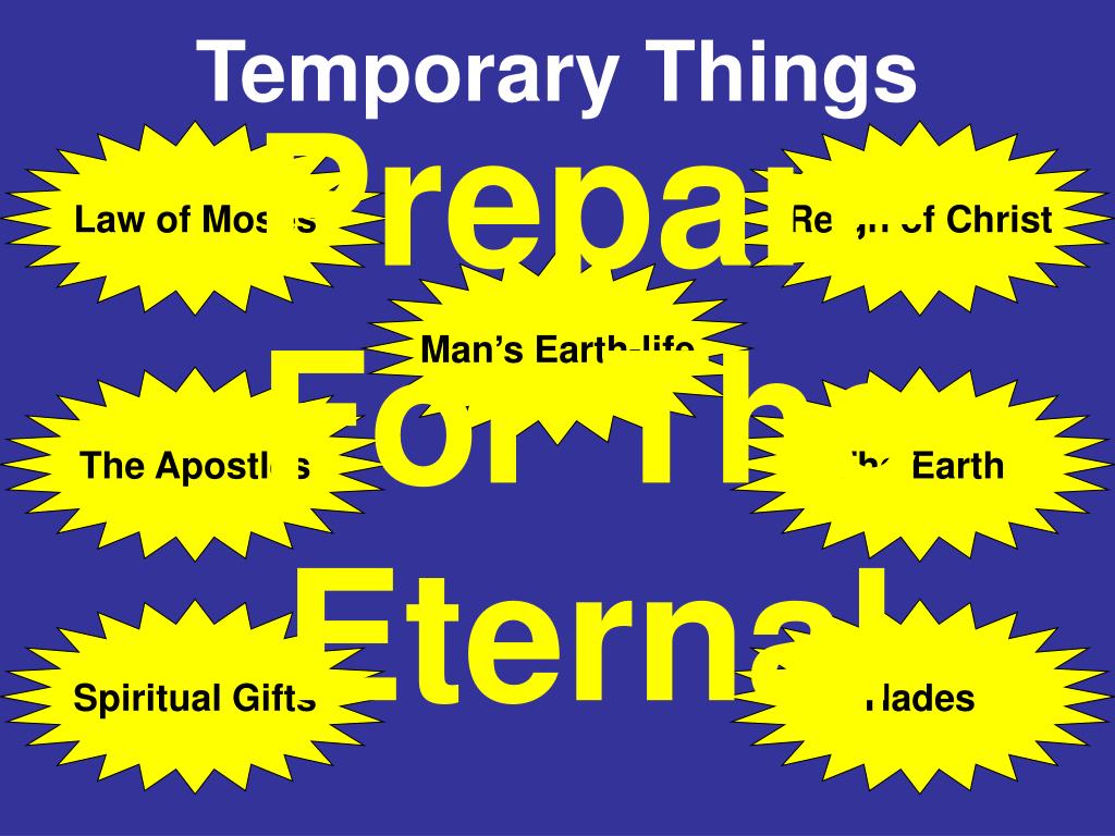 PPT - Temporary Things PowerPoint Presentation, free download - ID:3119528