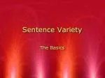 PPT - Sentence Structure: Sentence Types PowerPoint Presentation, free ...