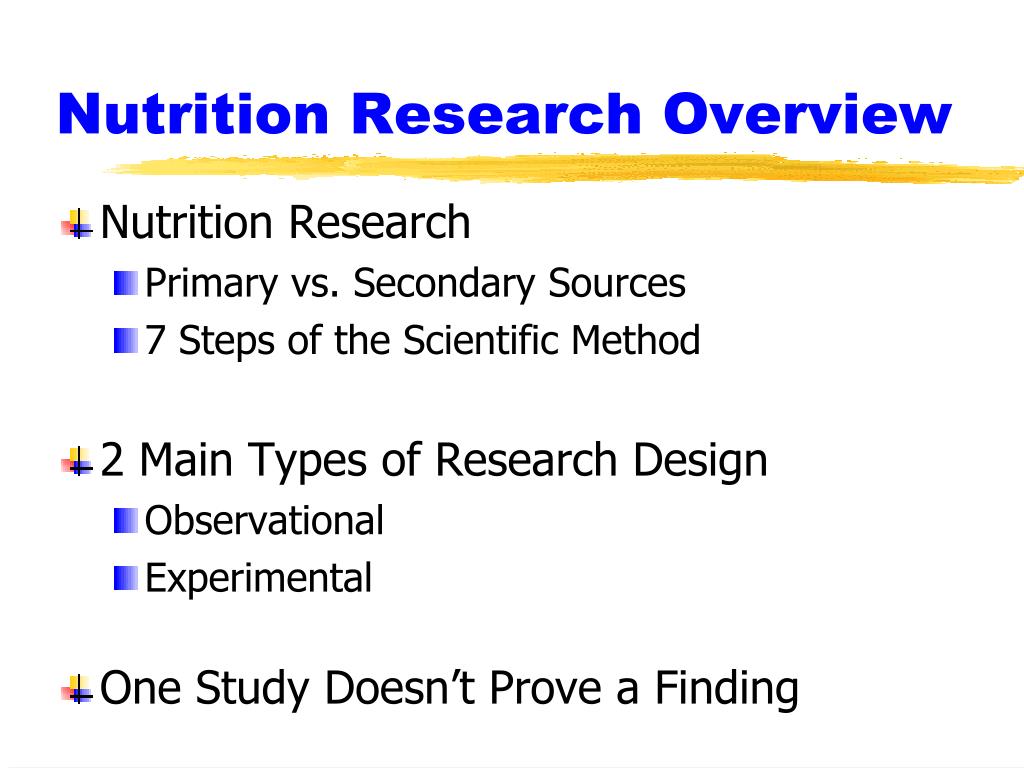 PPT - Nutrition Research Overview PowerPoint Presentation, free ...