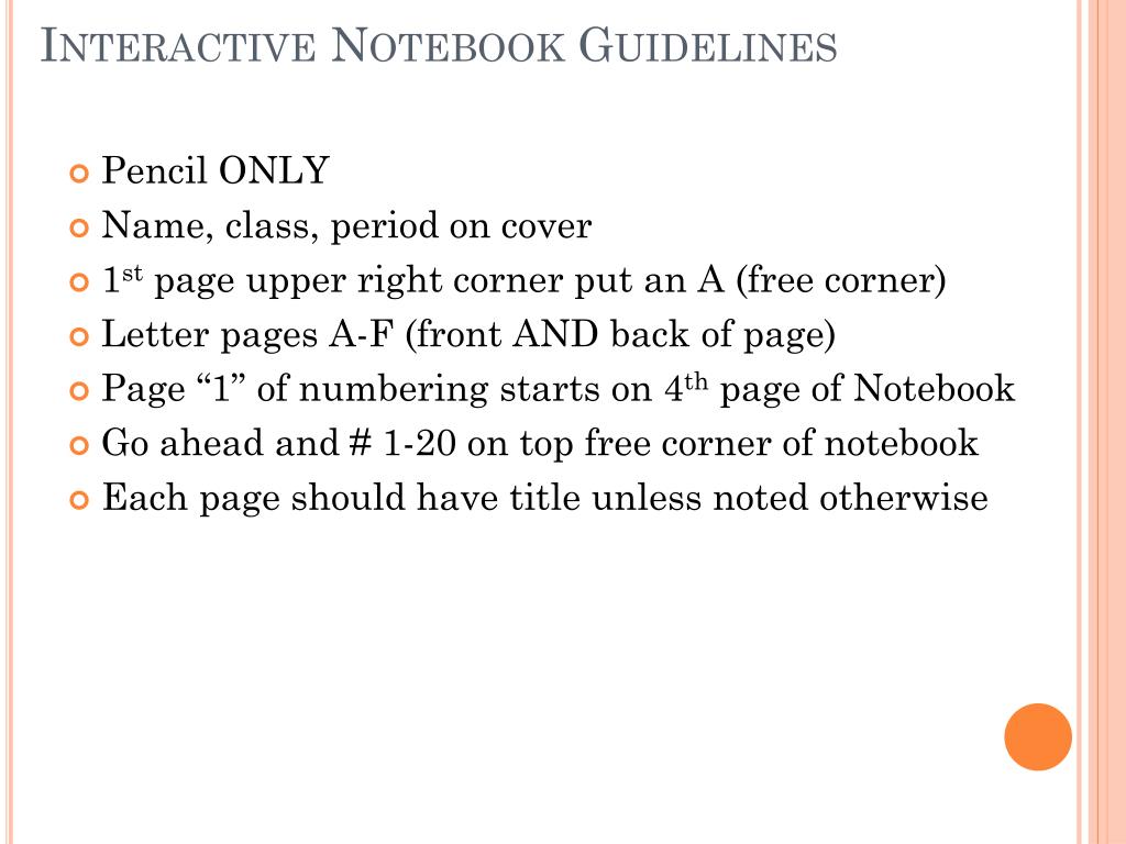 PPT - Interactive Notebook Guidelines PowerPoint Presentation, free ...