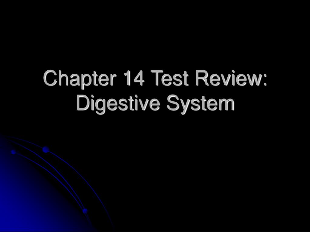 PPT - Chapter 14 Test Review: Digestive System PowerPoint Presentation ...