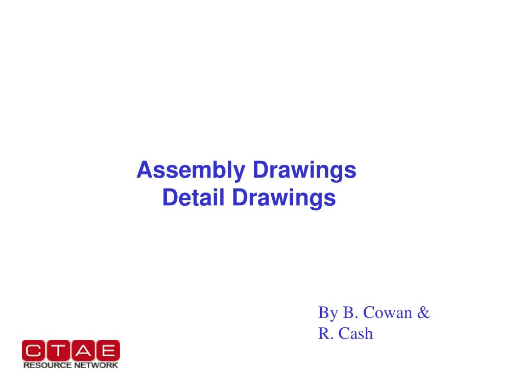PPT - Assembly Drawings Detail Drawings PowerPoint Presentation, free ...