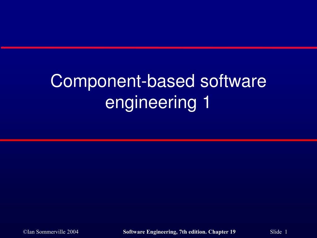 PPT - Efficient Component-Based Software Engineering Overview ...