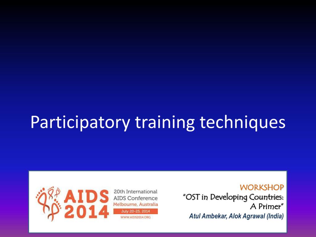 PPT - Participatory training techniques PowerPoint Presentation, free ...