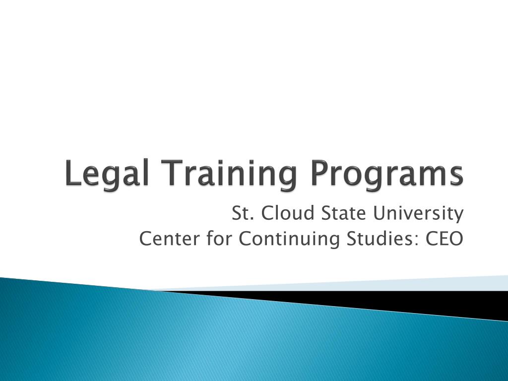 PPT - Legal Training Programs PowerPoint Presentation, free download ...