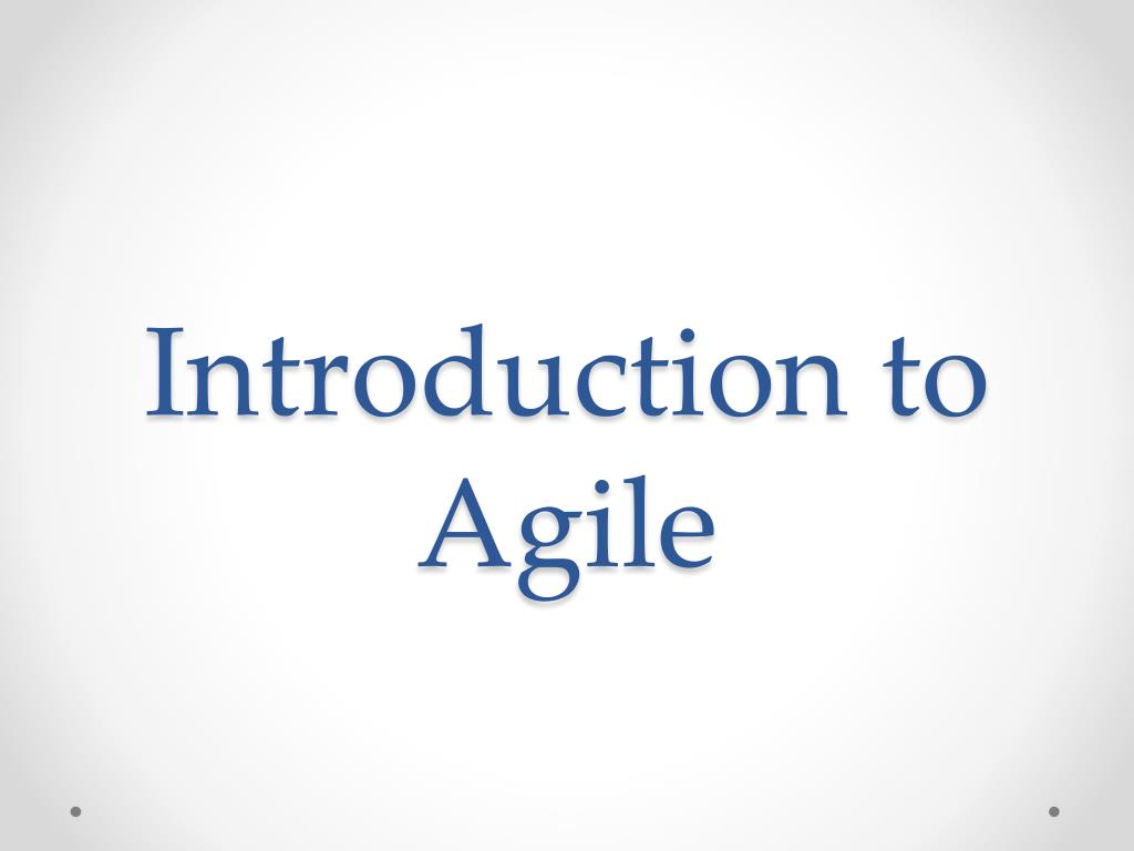 PPT - Introduction to Agile PowerPoint Presentation, free download - ID ...