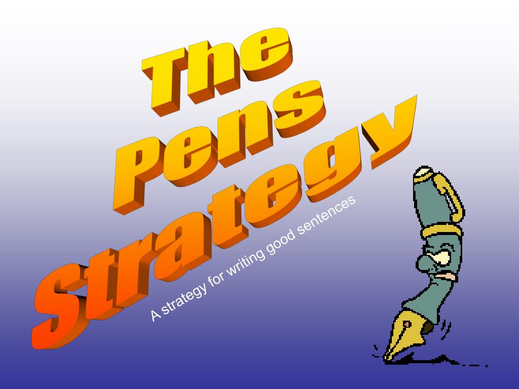 PPT - The Pens Strategy PowerPoint Presentation, free download - ID:3124788