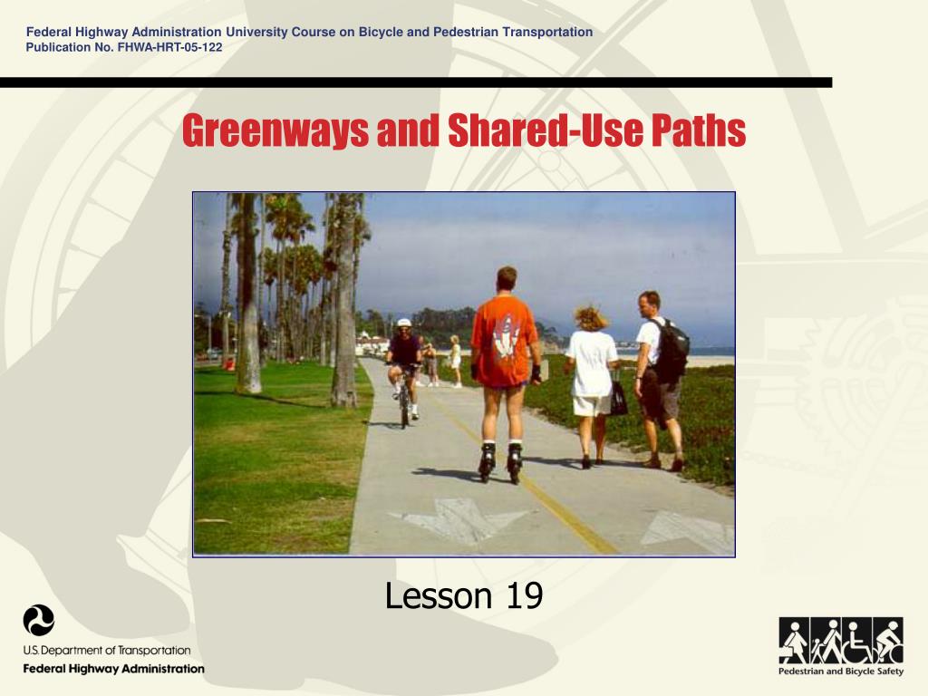 PPT - Greenways and Shared-Use Paths PowerPoint Presentation, free ...