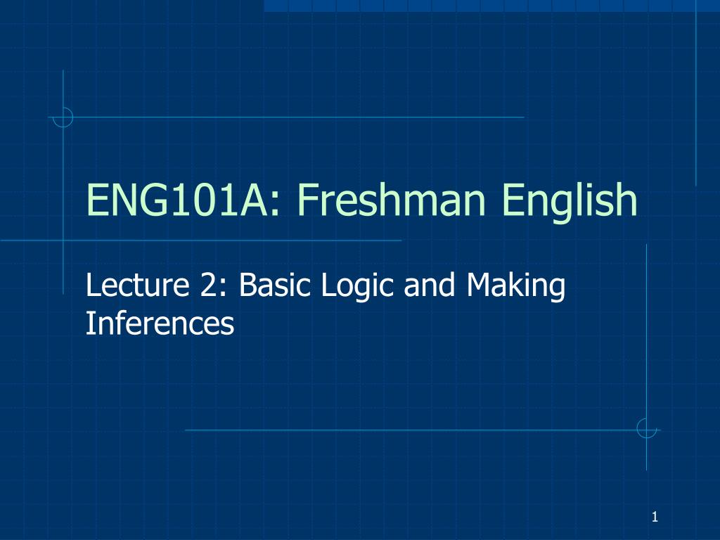PPT - ENG101A: Freshman English PowerPoint Presentation, free download ...