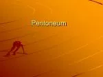 PPT - The peritoneum PowerPoint Presentation, free download - ID:1785134