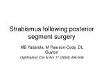 PPT - Adjustable suture strabismus surgery - Overview Part 1 ...