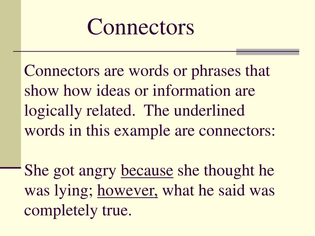 PPT - Types of Connectors PowerPoint Presentation, free download - ID ...