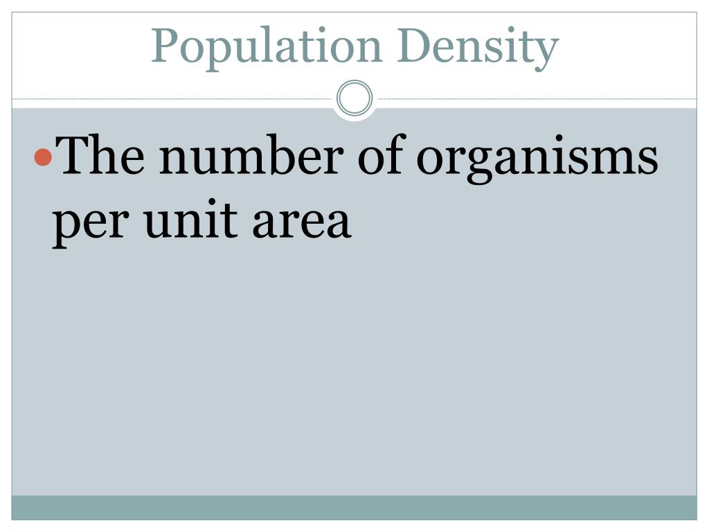 PPT - Population Density PowerPoint Presentation, free download - ID ...