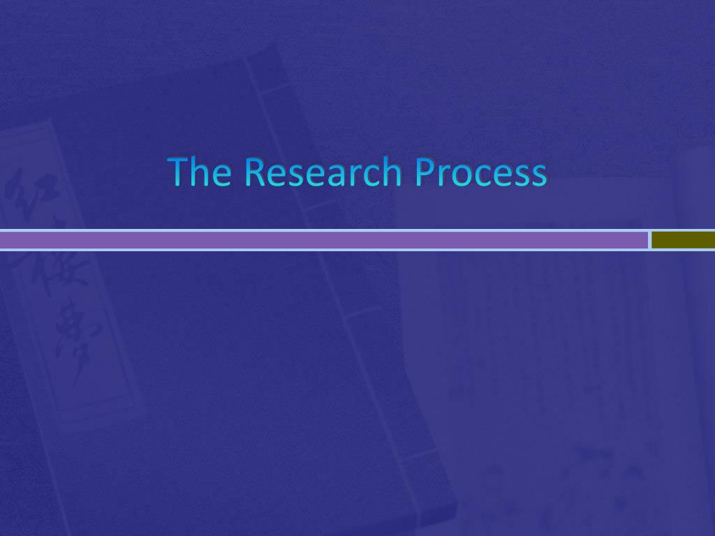 PPT - The Research Process PowerPoint Presentation, free download - ID ...