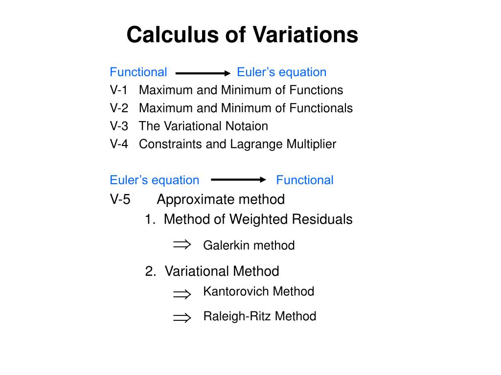 PPT - Calculus of Variations PowerPoint Presentation, free download ...