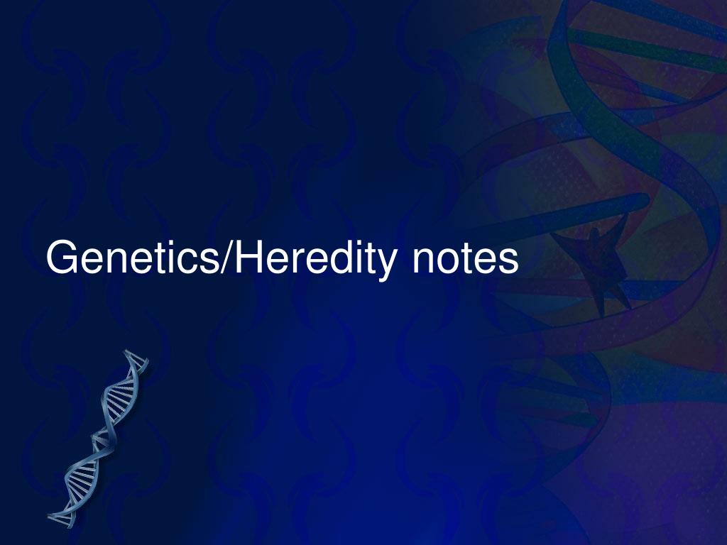PPT - Genetics/Heredity notes PowerPoint Presentation, free download ...